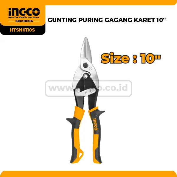 GUNTING PURING GAGANG KARET 10"